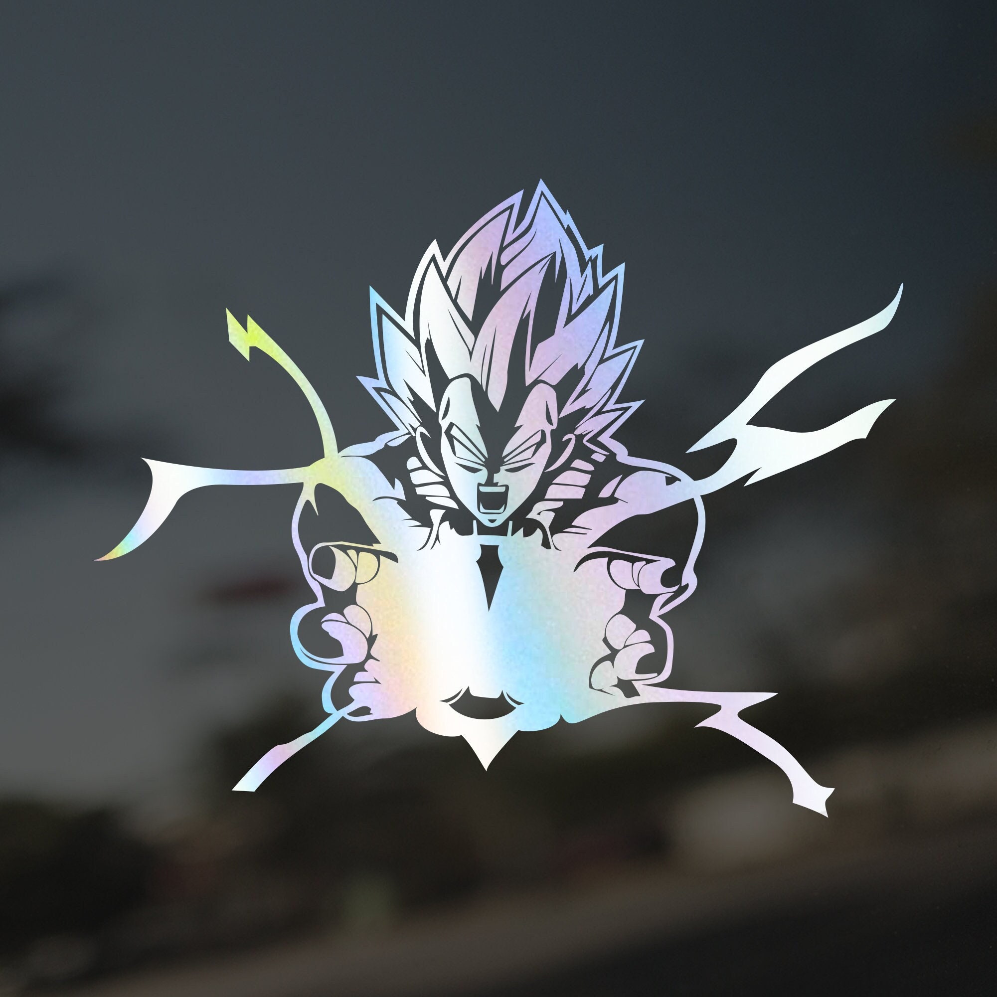 Vinyl Decal Final Blast Super Saiyan Vegeta 7.62w X | Etsy