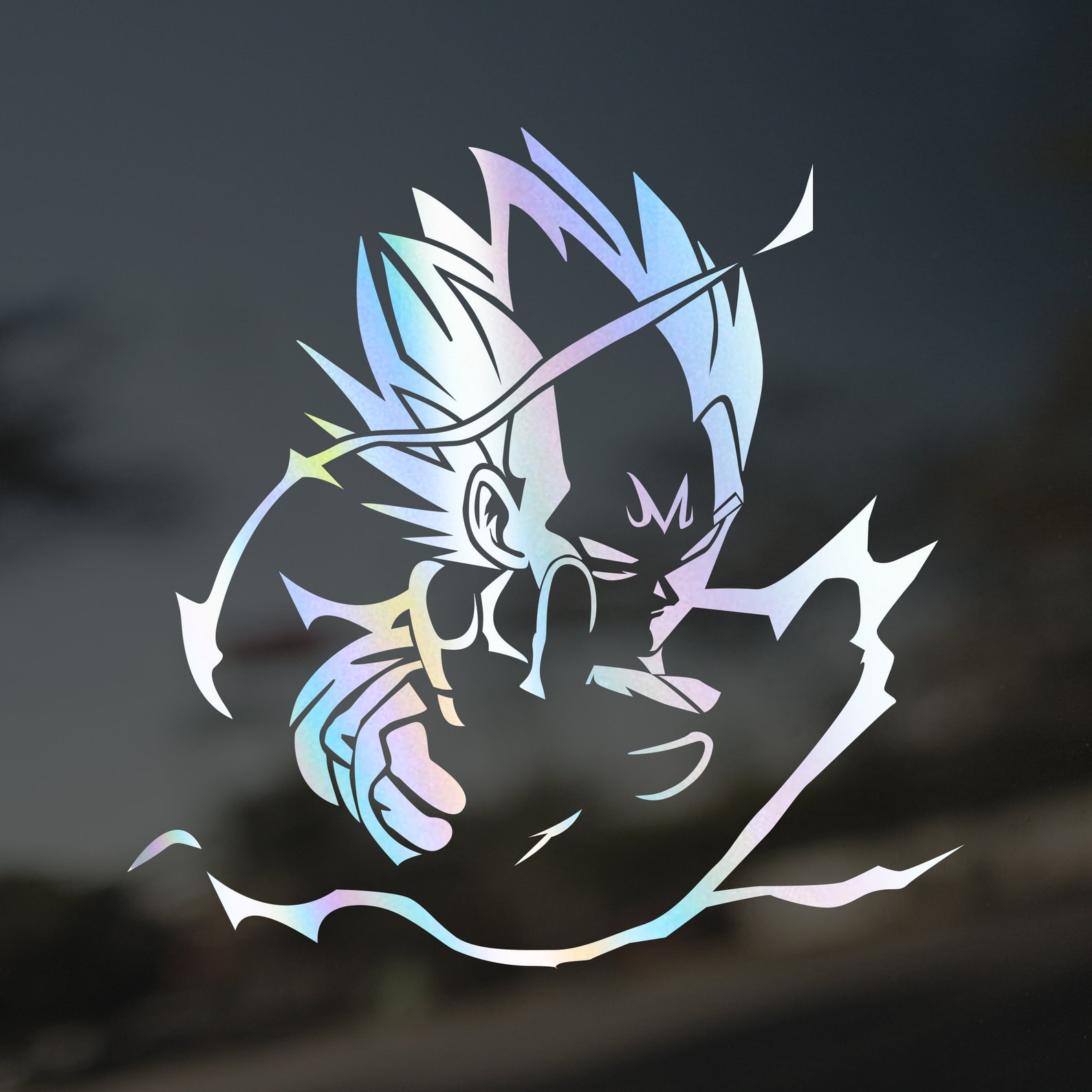 Vinyl Final Blast Super Saiyan M Vegeta Decal - Etsy