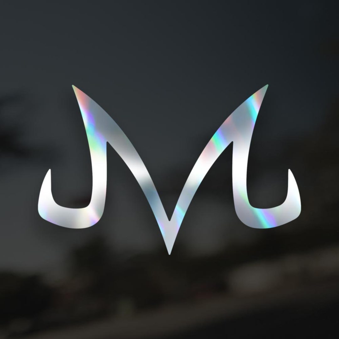 Vinyl Decal Majin M Vegeta M Decal - Etsy