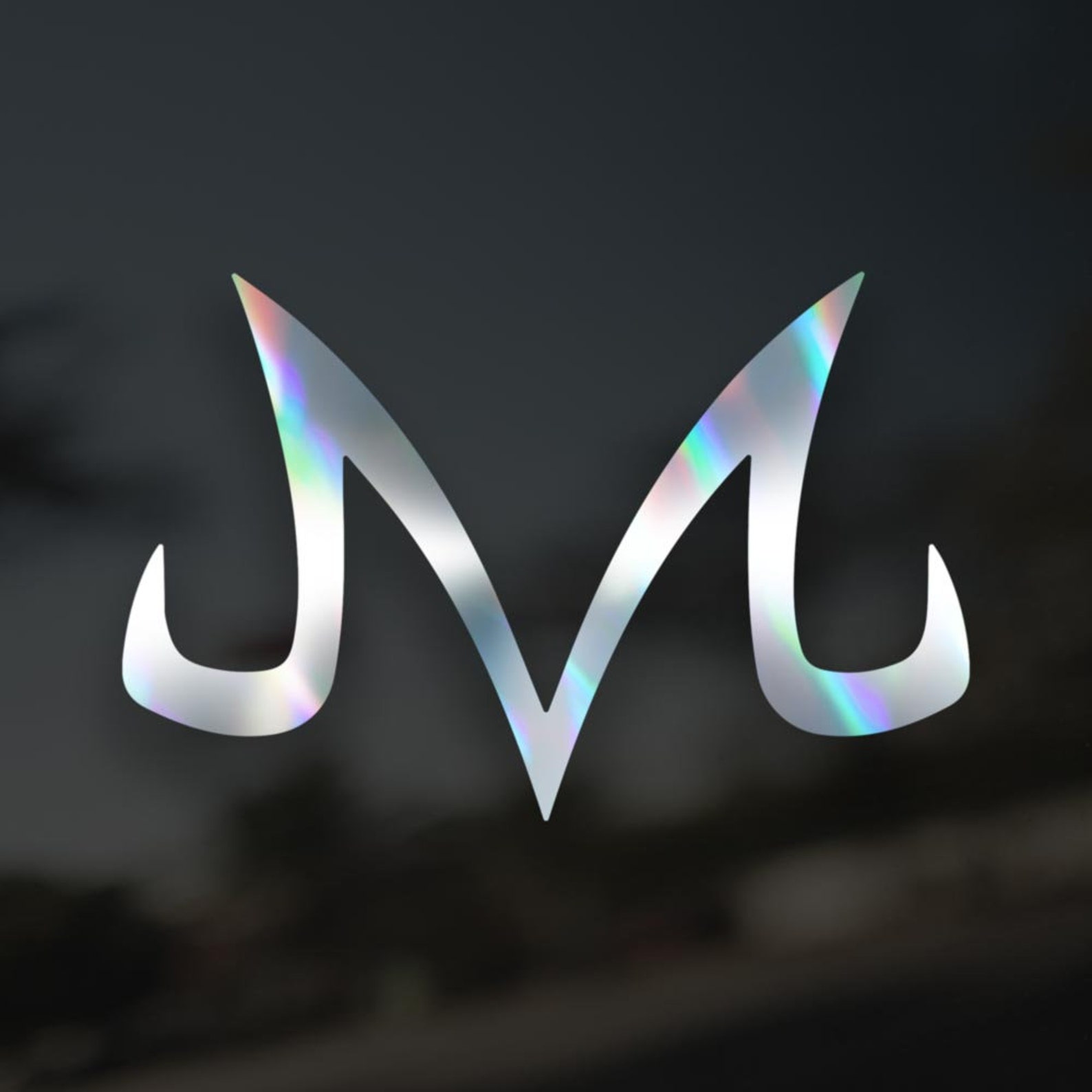 Vinyl Decal Majin M Vegeta M Decal - Etsy