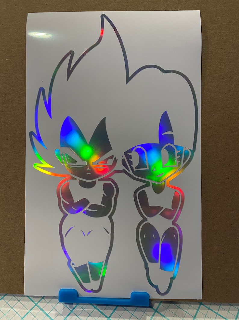 Saiyan Love Vegeta Stare Bulma Vinyl Decal 5" X 8.24" - Etsy