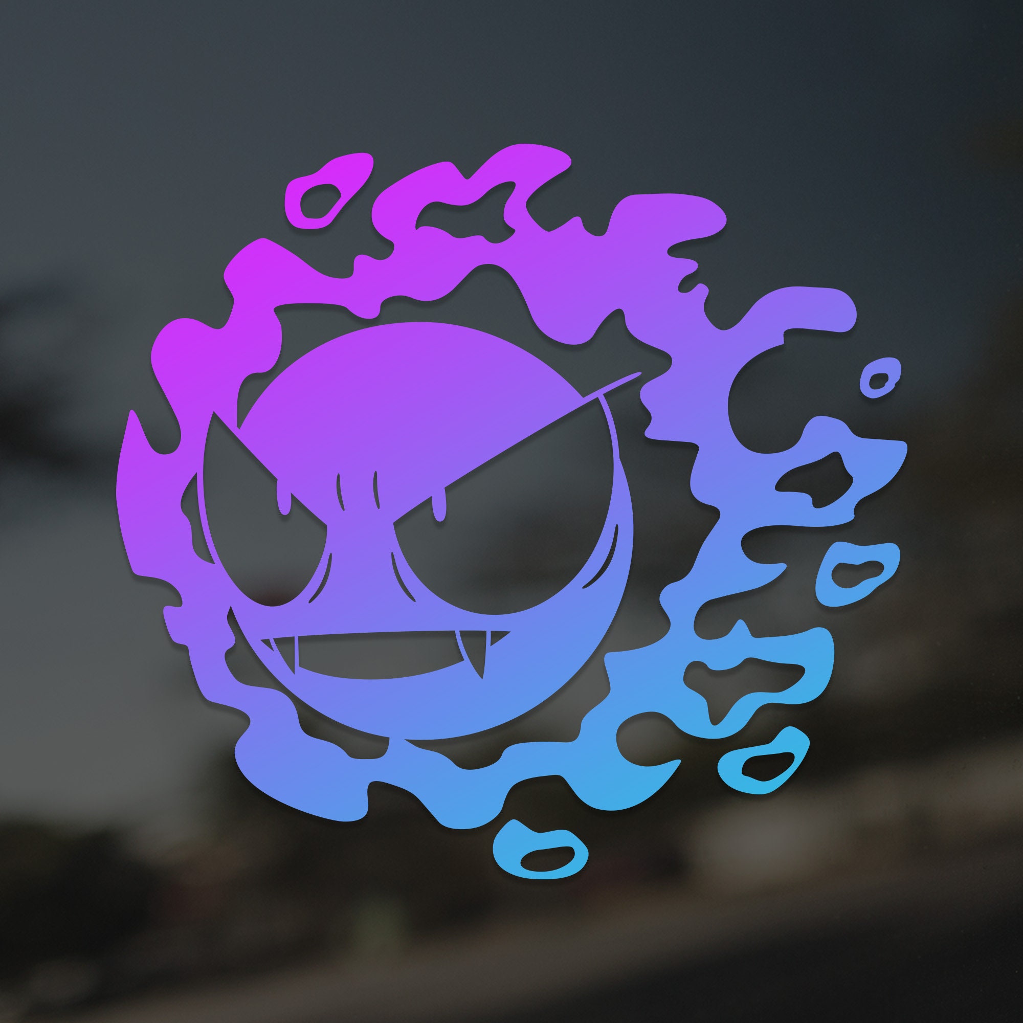 Gastly Pokémon Vinyl Decal video game card game | Etsy