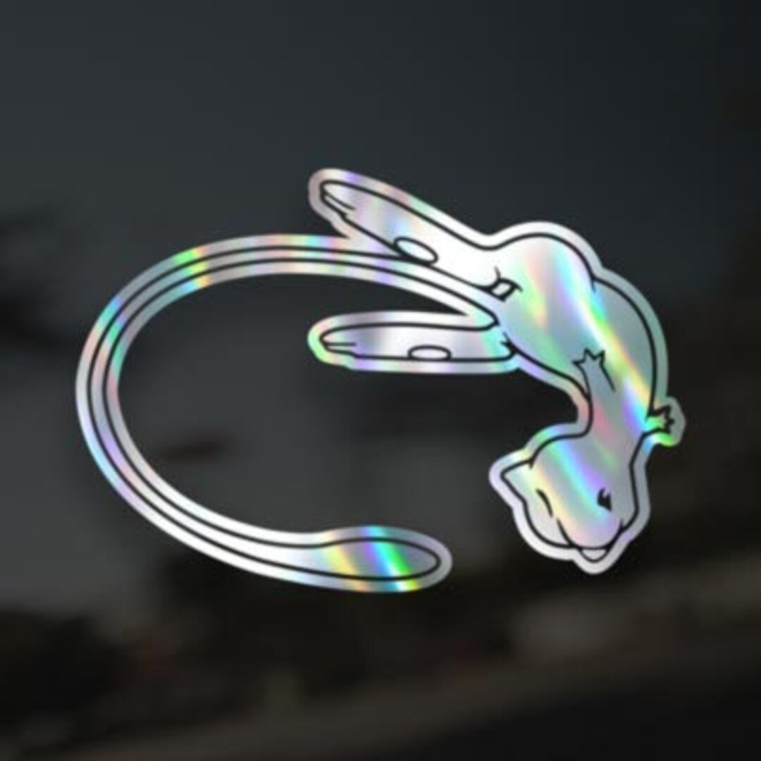 Vinyl Decal Shiny Mew Pokemon Decal, Video Game, Card Game Decal - Etsy
