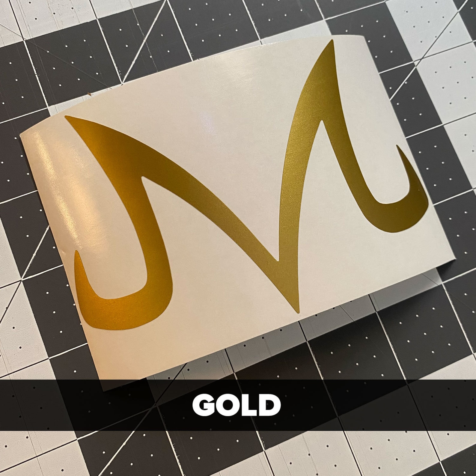 Vinyl Decal Majin M Vegeta M Decal - Etsy