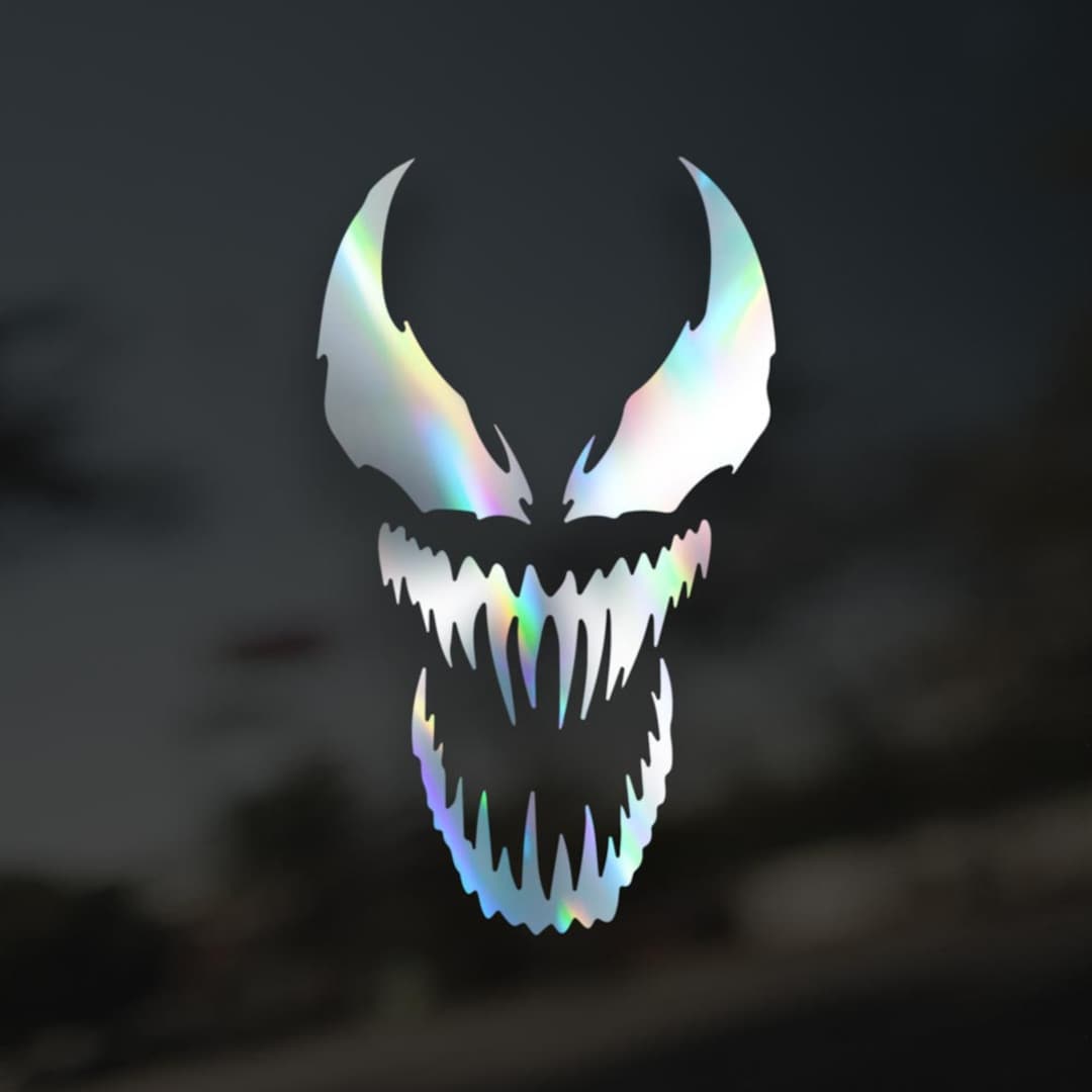 Venom Face Decal - Etsy