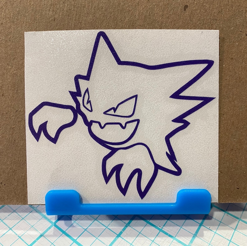 Haunter Outline Decal Pokemon - Available in Holographic and Several ...