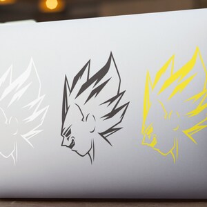 Vinyl Decal Vegeta Decal 4.79 w x 7 H | Etsy