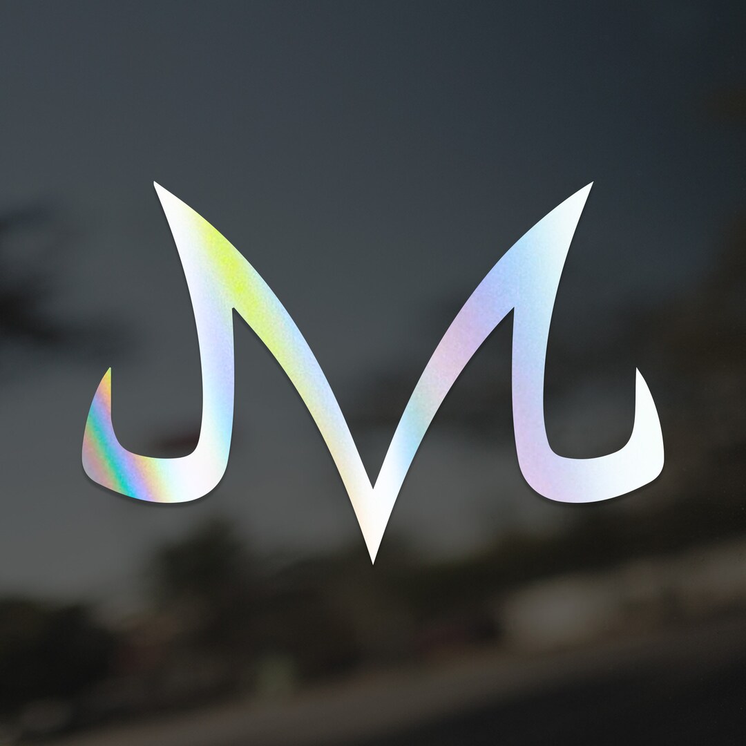 Vinyl Decal Majin M Vegeta M Decal - Etsy