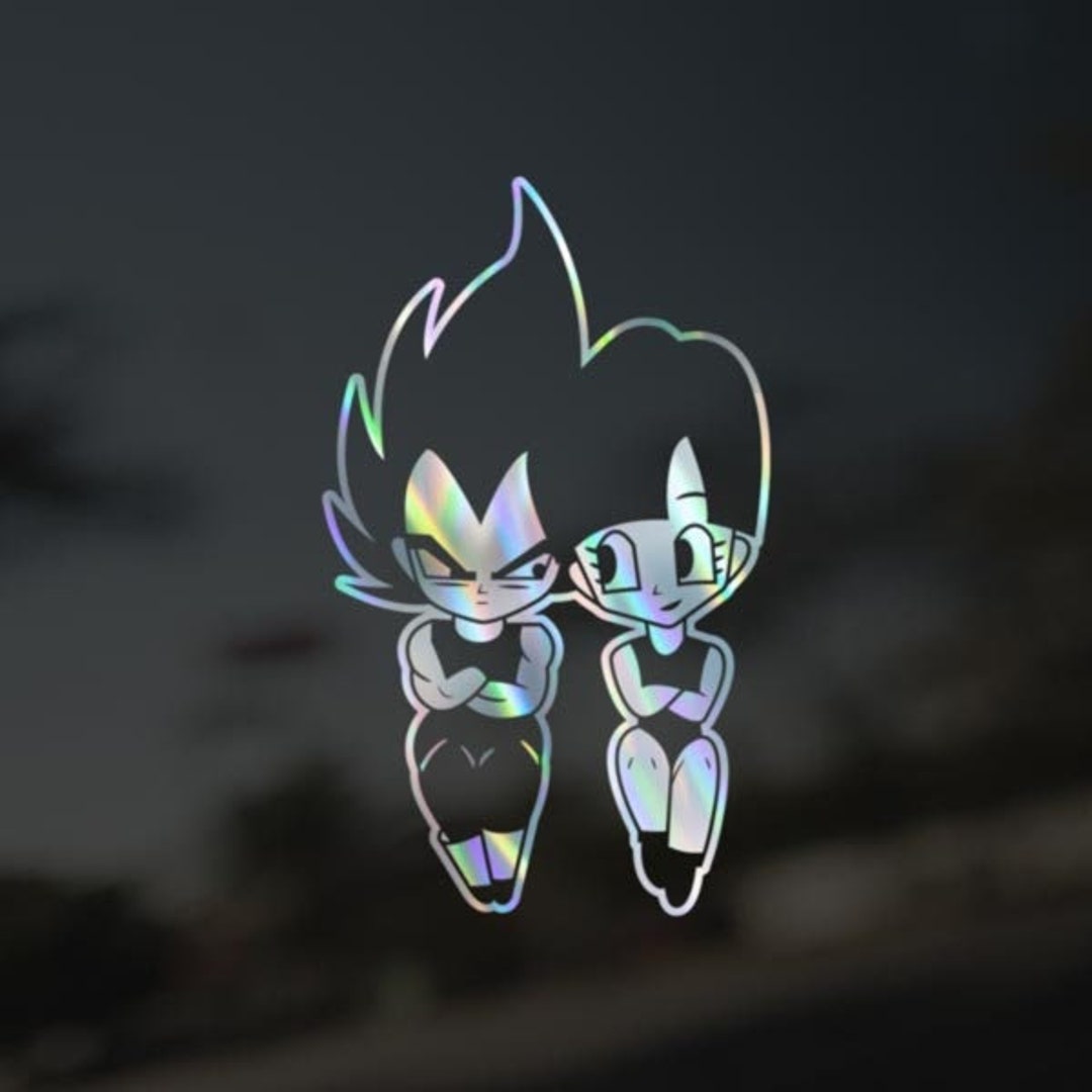 Saiyan Love Vegeta Stare Bulma Vinyl Decal 5" X 8.24" - Etsy