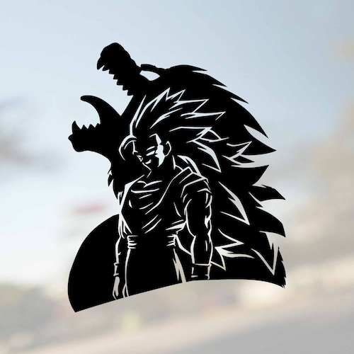 Vinyl Decal Super Saiyan Vegeta Full Art Decal 6 W X - Etsy