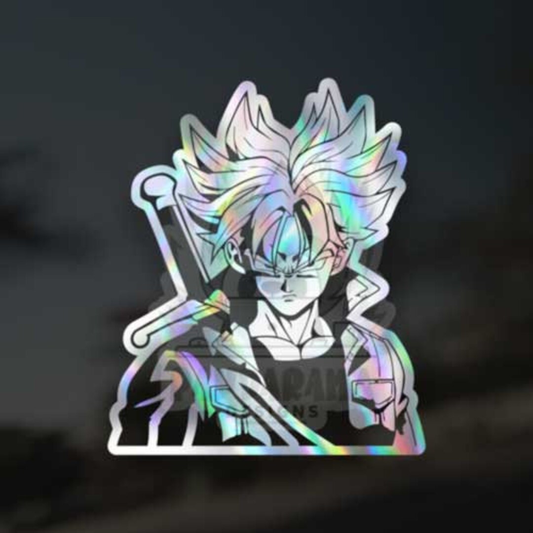 Vinyl Decal Super Saiyan Trunks Decal - Etsy