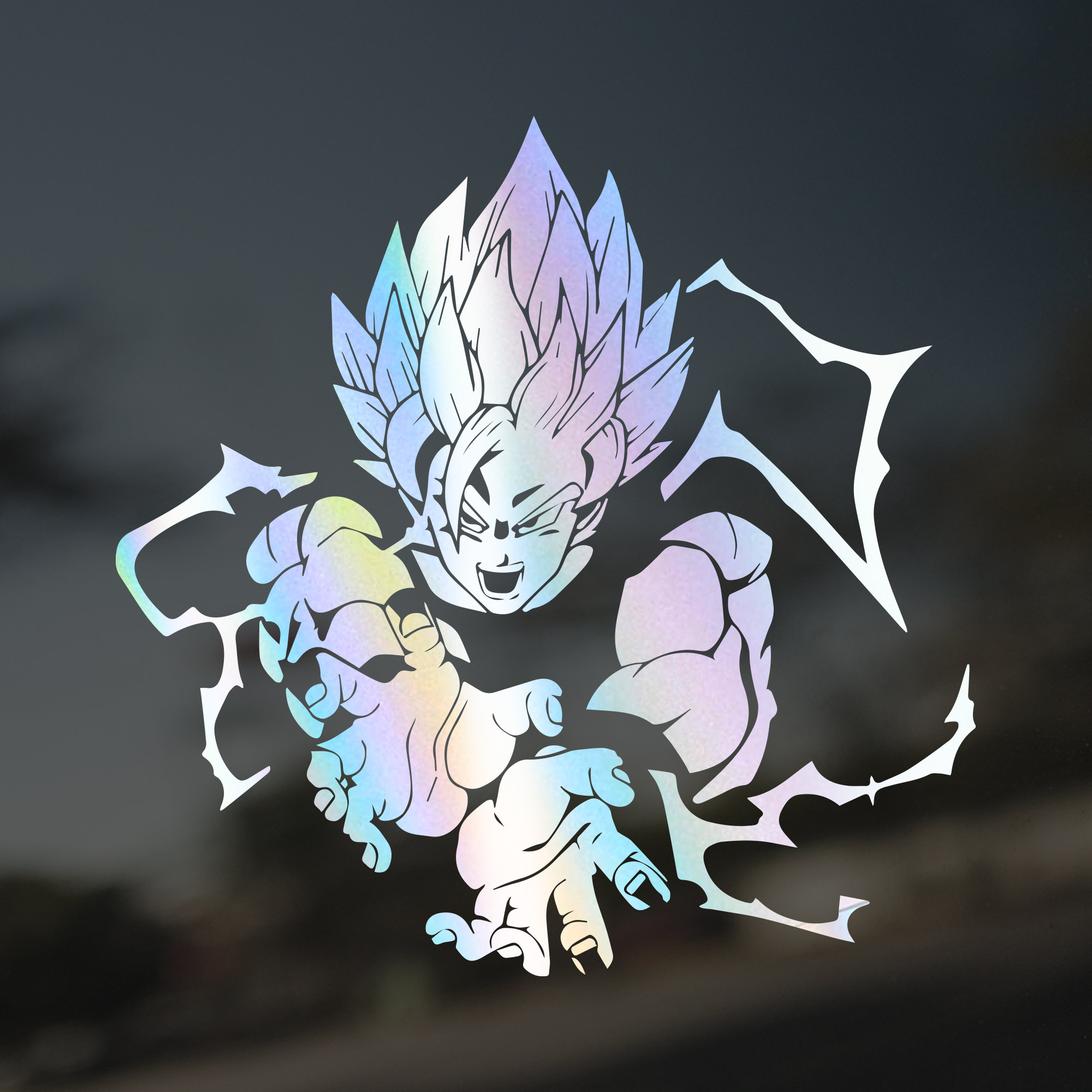 Vinyl Decal Super Saiyan Goku Blast - Etsy