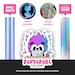 Haunter Outline Decal Pokemon - Available in Holographic and Several ...