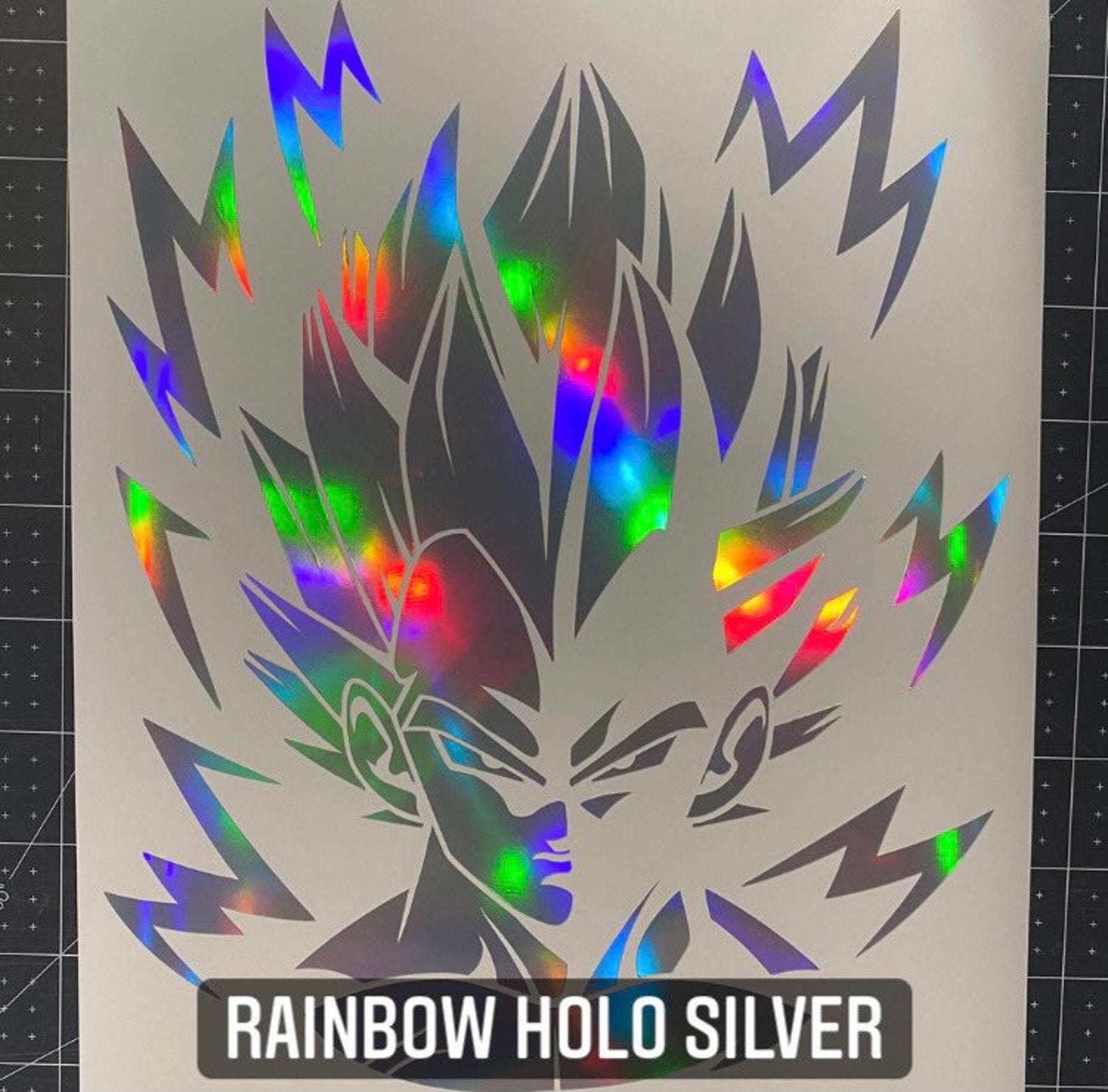 Vinyl Decal Vegeta Super Saiyan Decal - Etsy