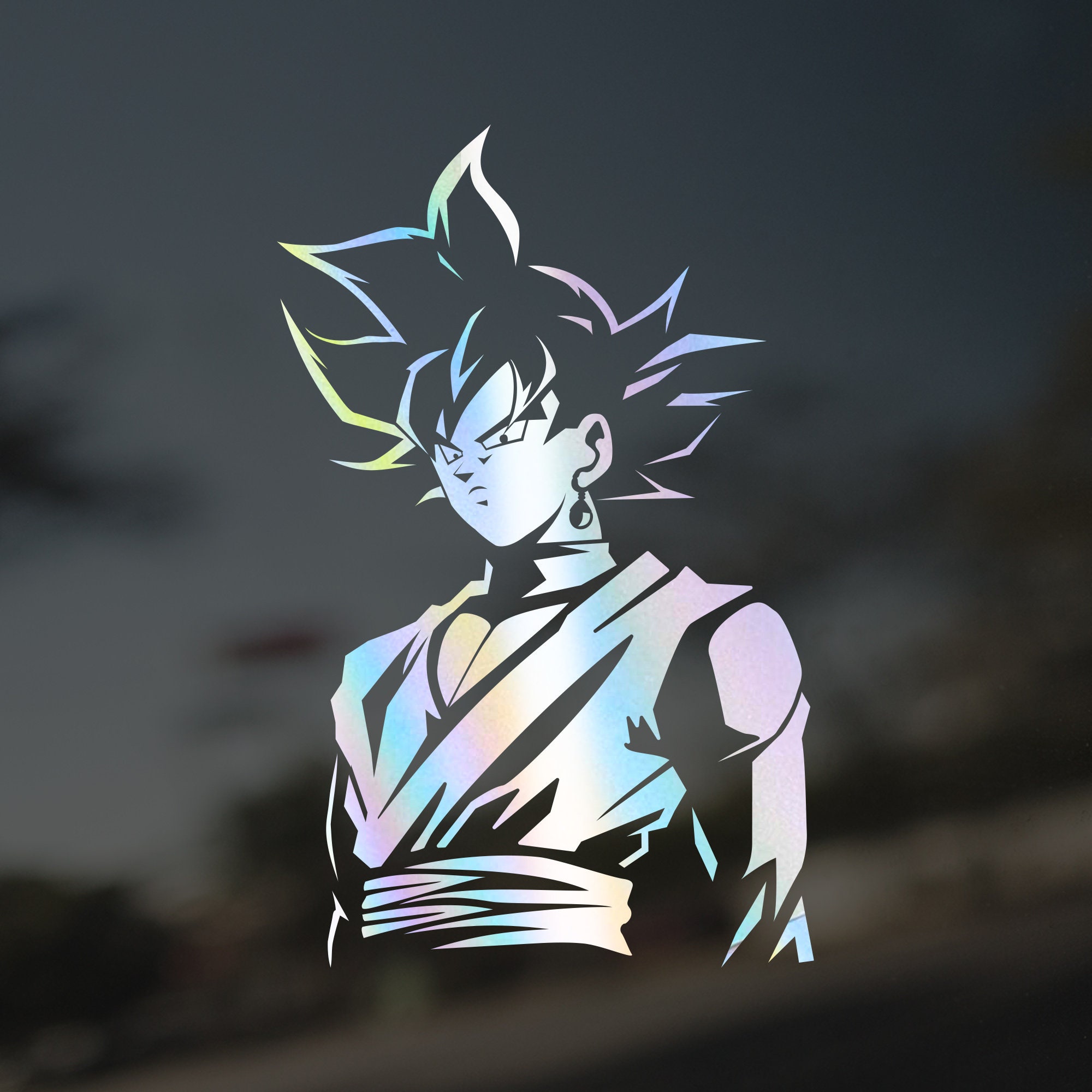 Vinyl Decal Goku Black Stare - Etsy