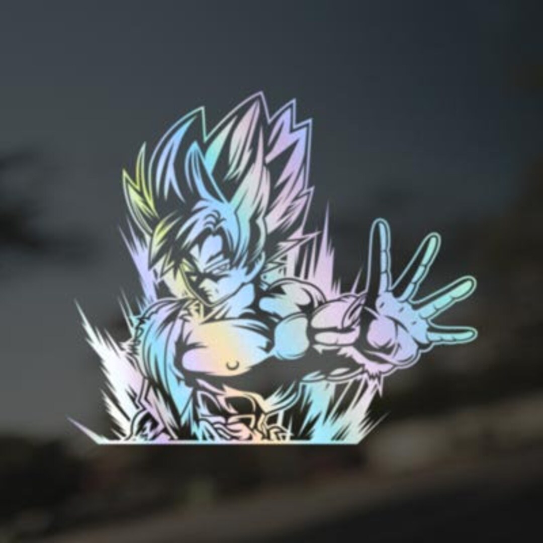 Vinyl Decal Super Saiyan Goku Blast II Decal - Etsy