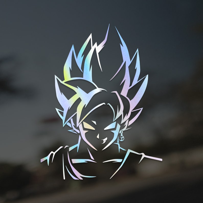 Calcomanía de vinilo Goku Black Decal - Etsy España