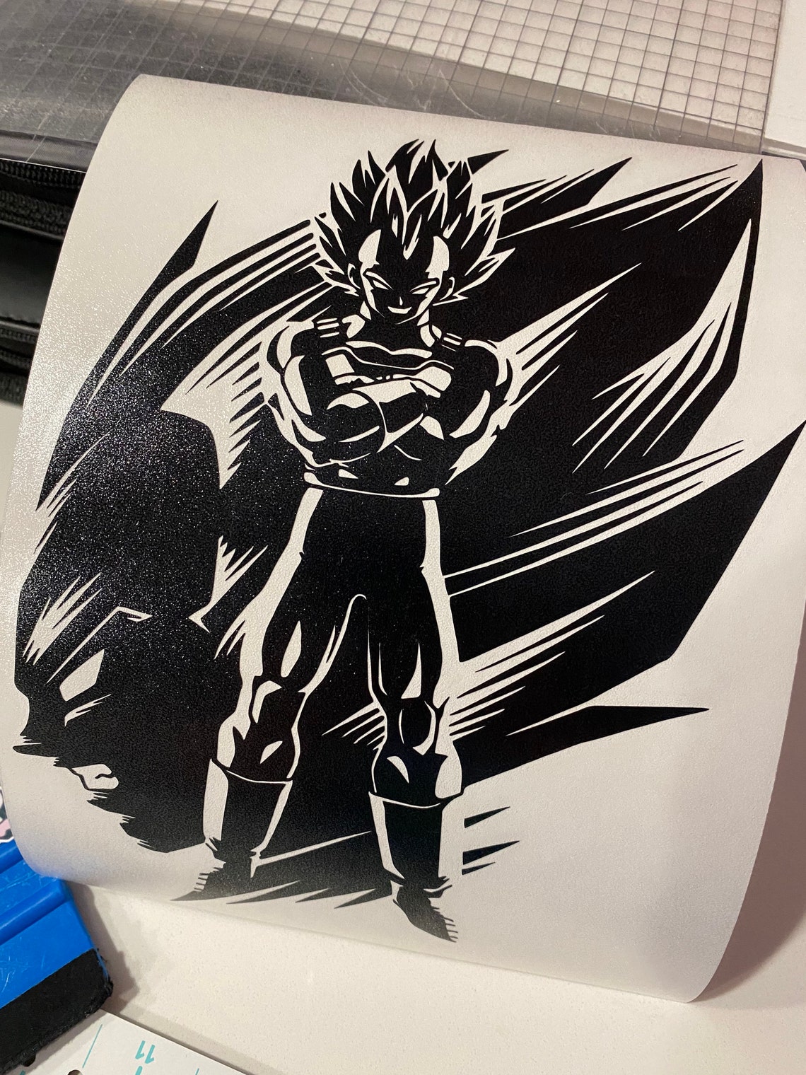 Vinyl Decal Super Saiyan Vegeta Full Art Decal 6" W X 8.39" - Etsy Canada