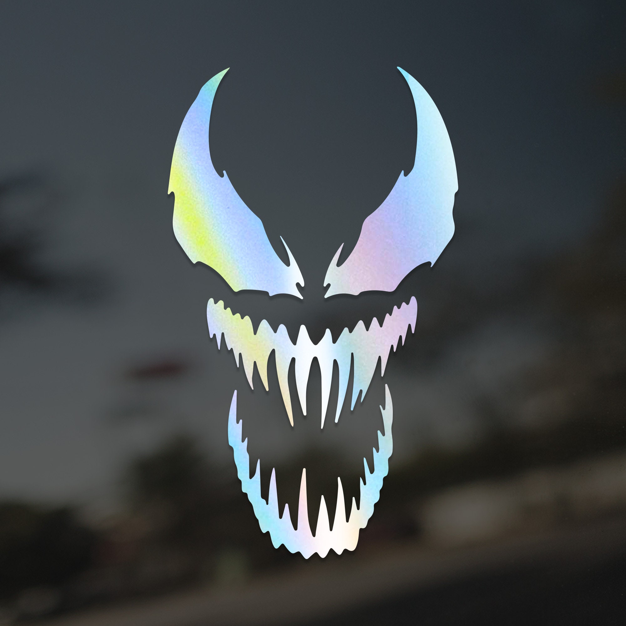 Venom Face Decal - Etsy