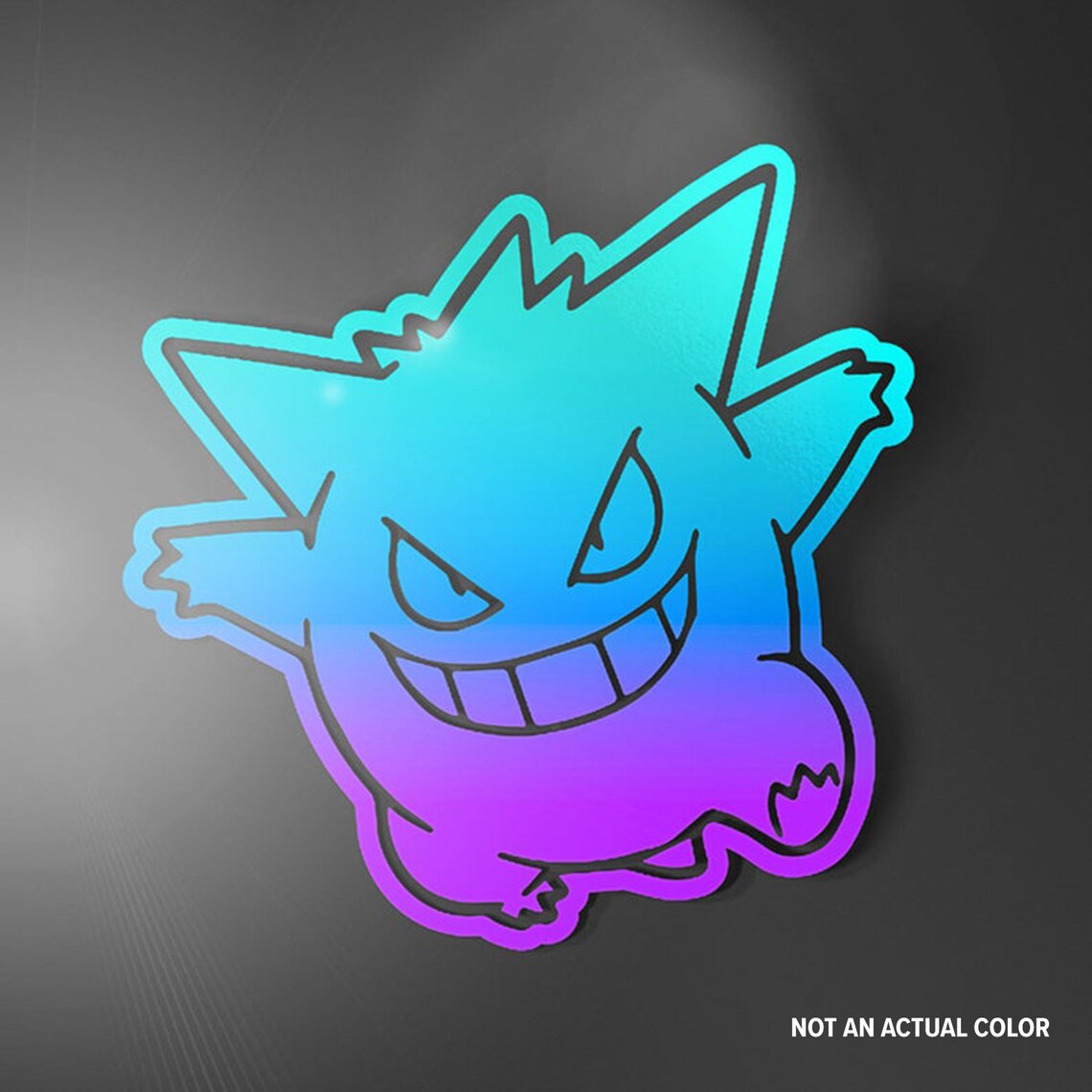 Gengar Pokémon Vinyl Decal 2 options available. video game | Etsy