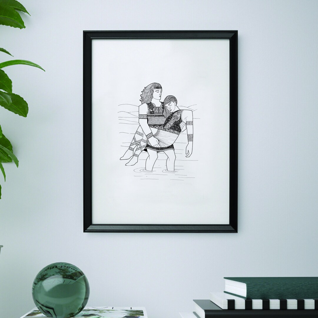 Cúchulainn & Ferdiad - Etsy