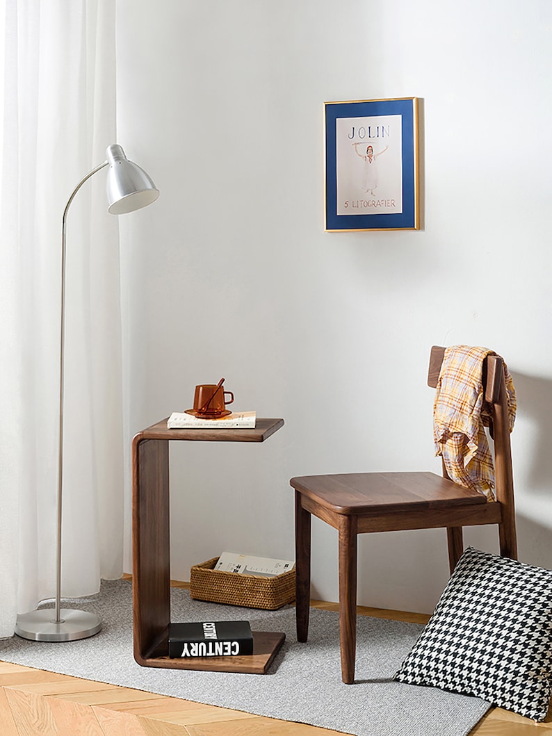 Black Walnut Side Table End Table - Etsy