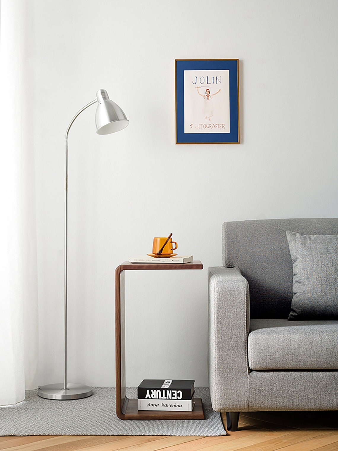 Black Walnut Side Table End Table - Etsy