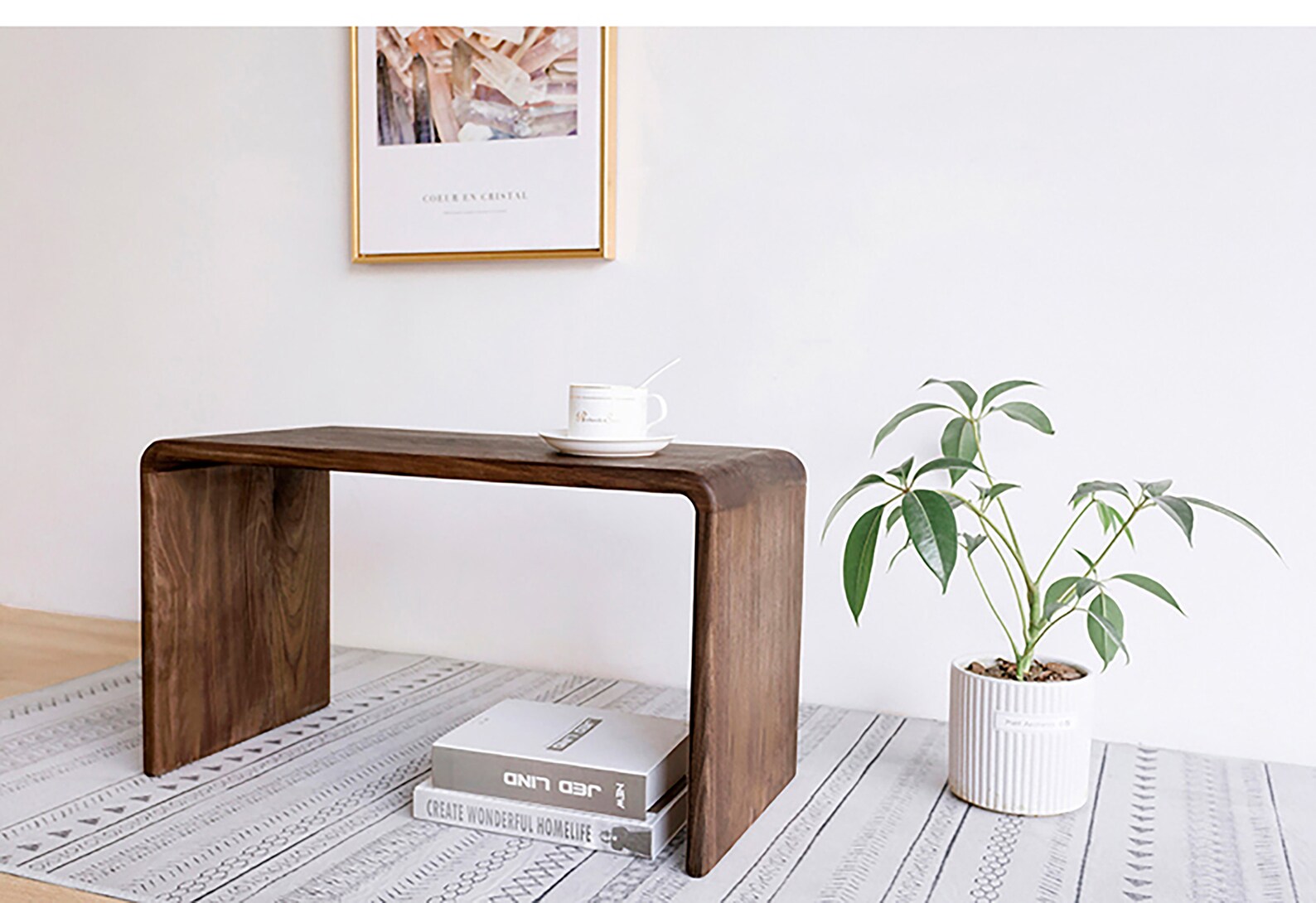 Black Walnut Side Table End Table - Etsy