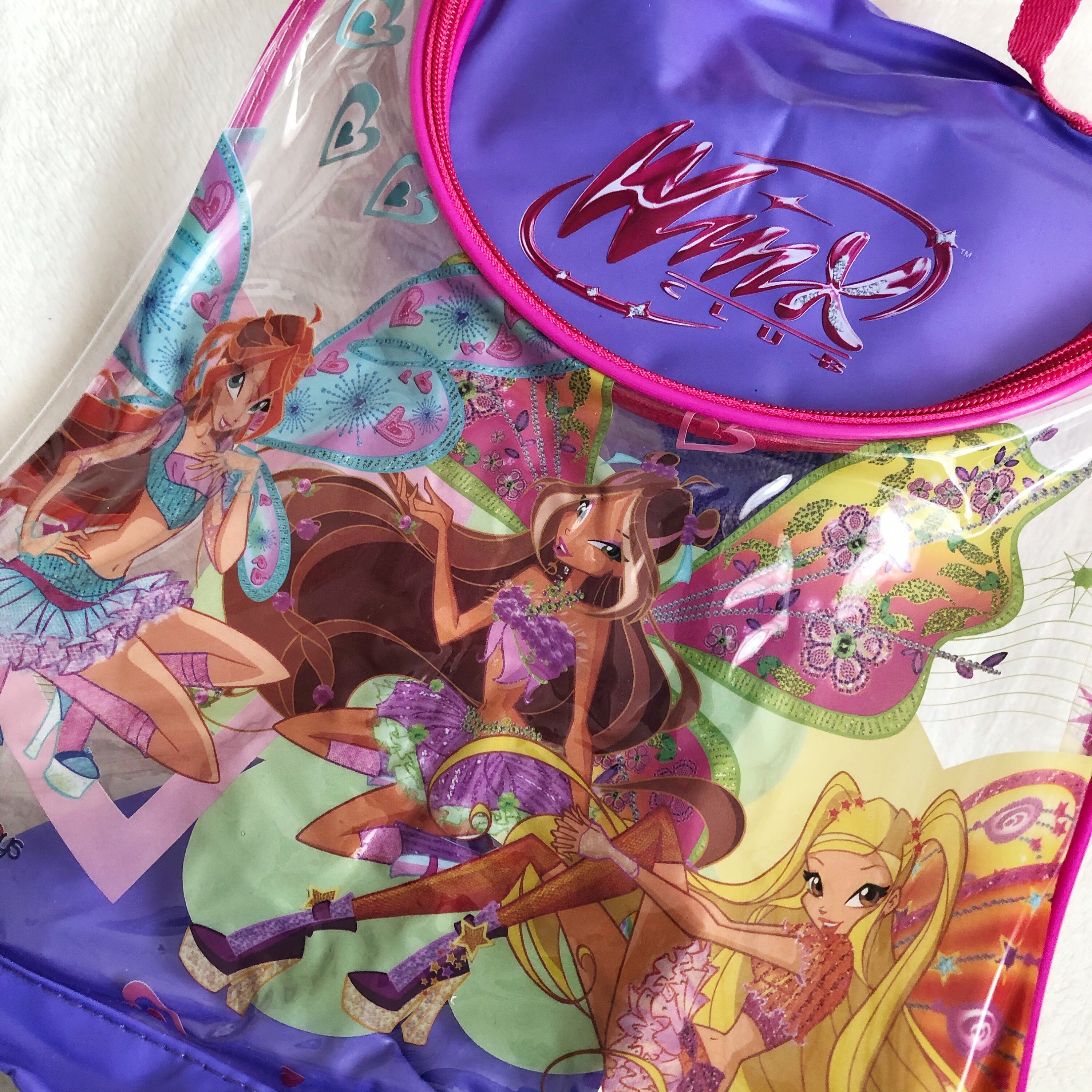 Mochila Winx Club Clear Bag 00s Y2K Vintage Lunch Bag Pink | Etsy