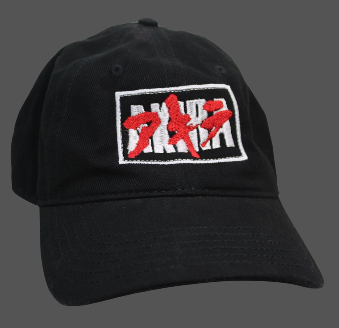 Akira Logo Embroidered Font, Vintage Hat, Strap Back, Anime, Perfect ...