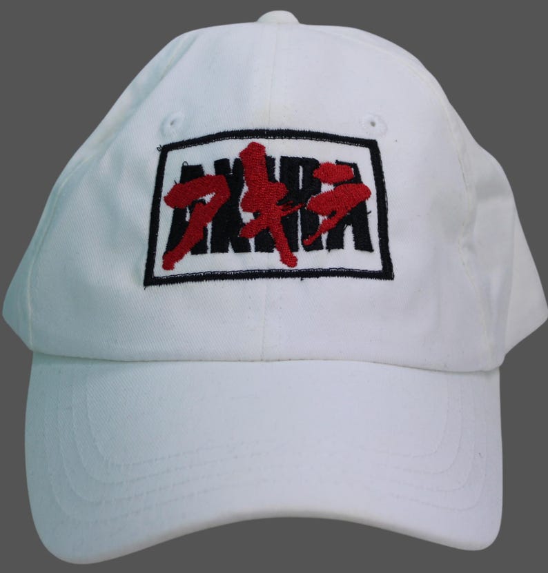 Akira Logo Embroidered Font, Vintage Hat, Strap Back, Anime, Perfect ...