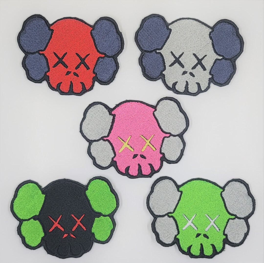 KAWS Embroidered Patch KAW Iron-on/sew-on for Jackets Hats - Etsy
