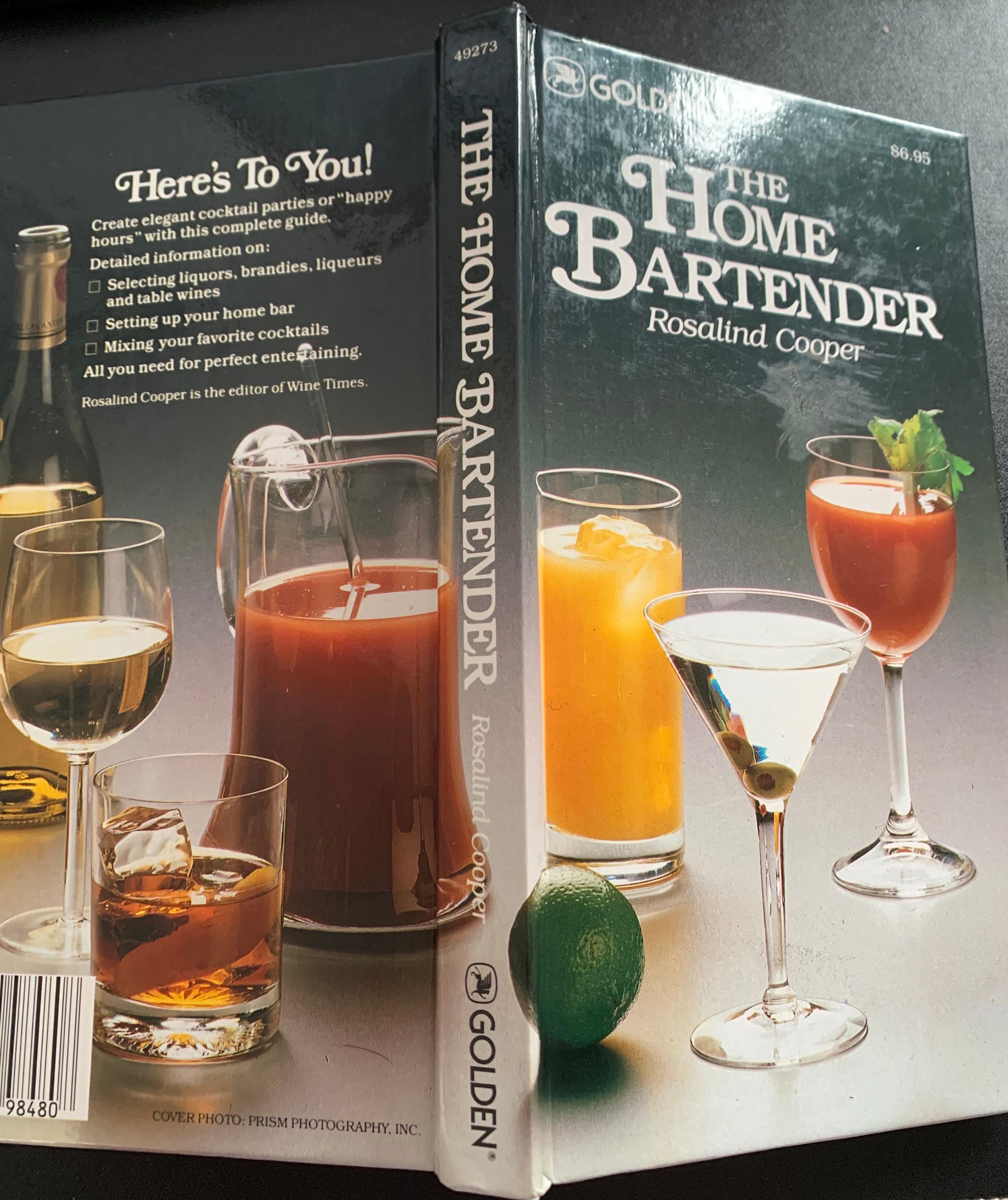 The Home Bartender by Rosalind Cooper hardcover 1984 - Etsy