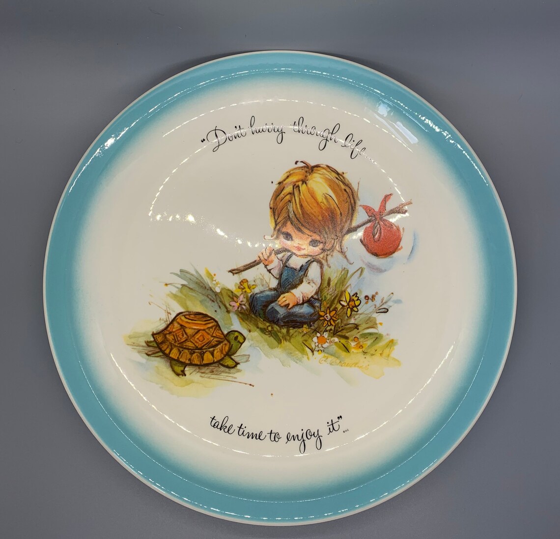 American Greetings gigi Decorative Plate 1972 - Etsy
