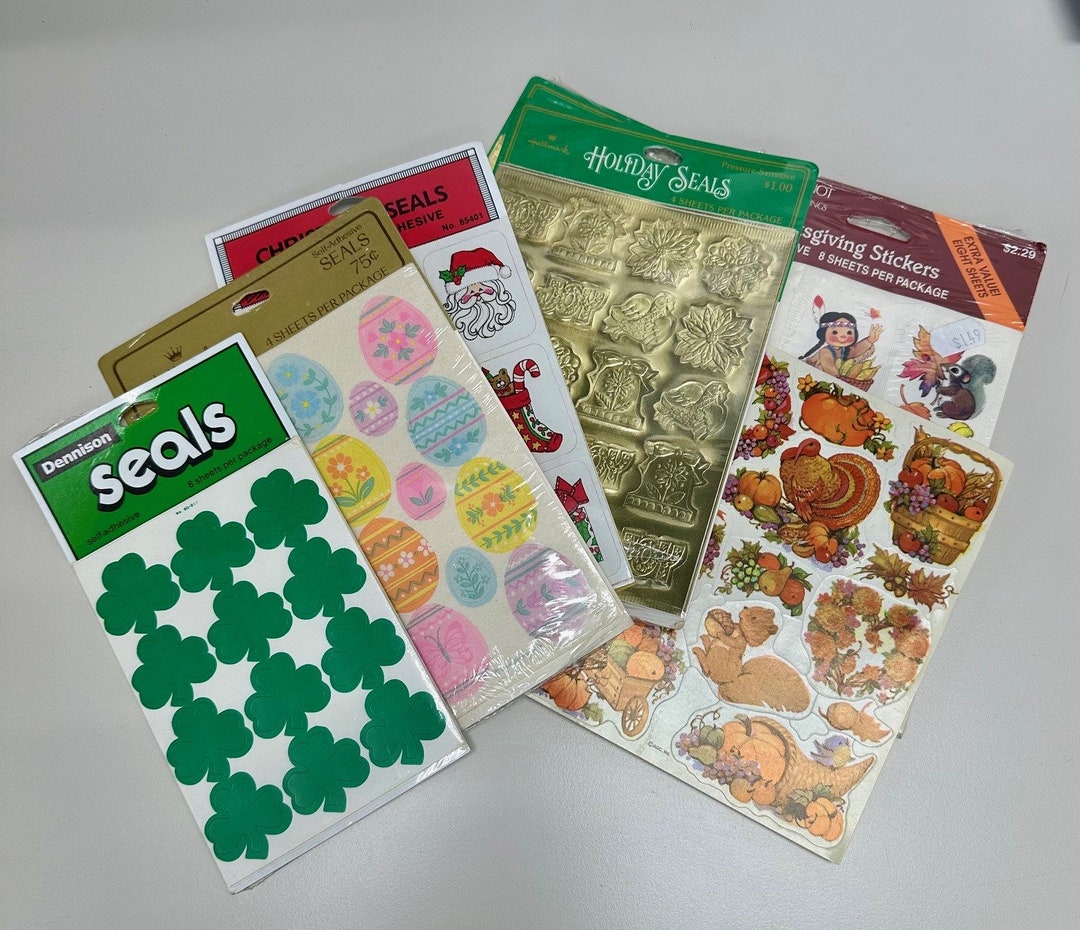 Holiday Sticker Packs - Christmas/thanksgiving/easter/st. Patrick's Day ...