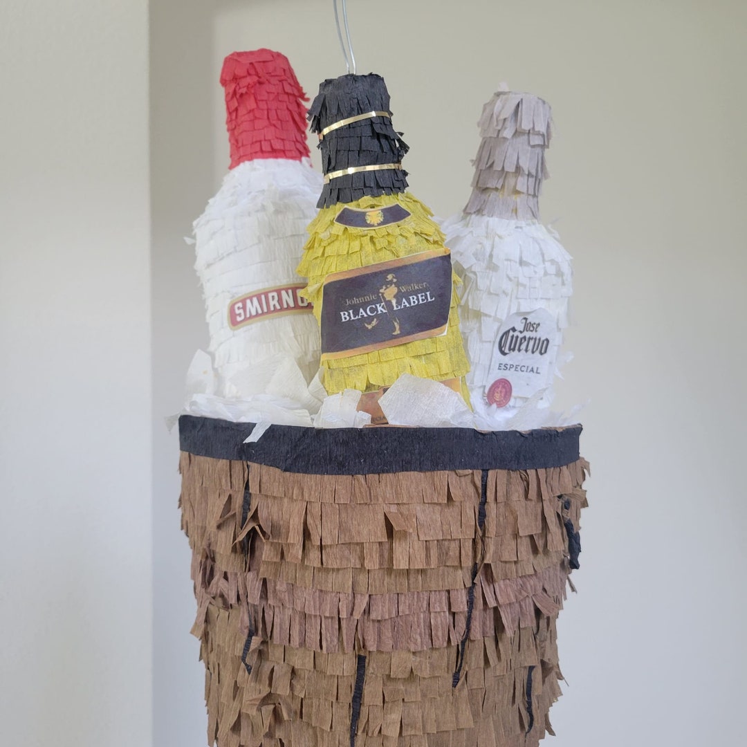 Adult Piñata alcohol Basket - Etsy