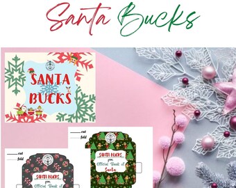 Santa Bucks Printable - Etsy
