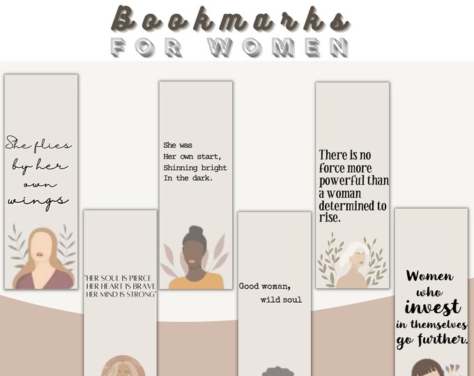 Bookmark Printable Minimalist Bookmarks Printable Bookmarks - Etsy