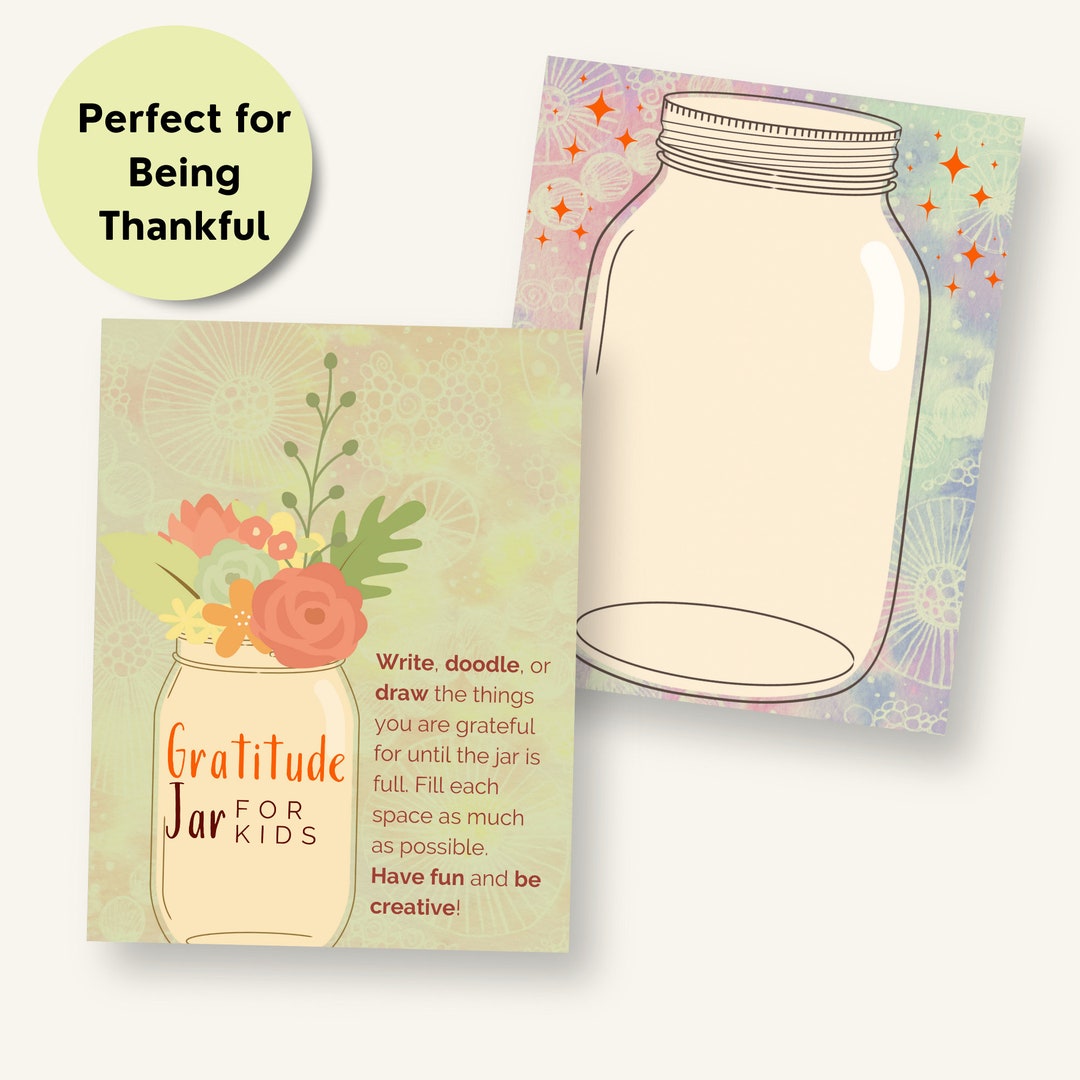 Thankful Kids Activity/kids Can Practice Thankfulness With This ...