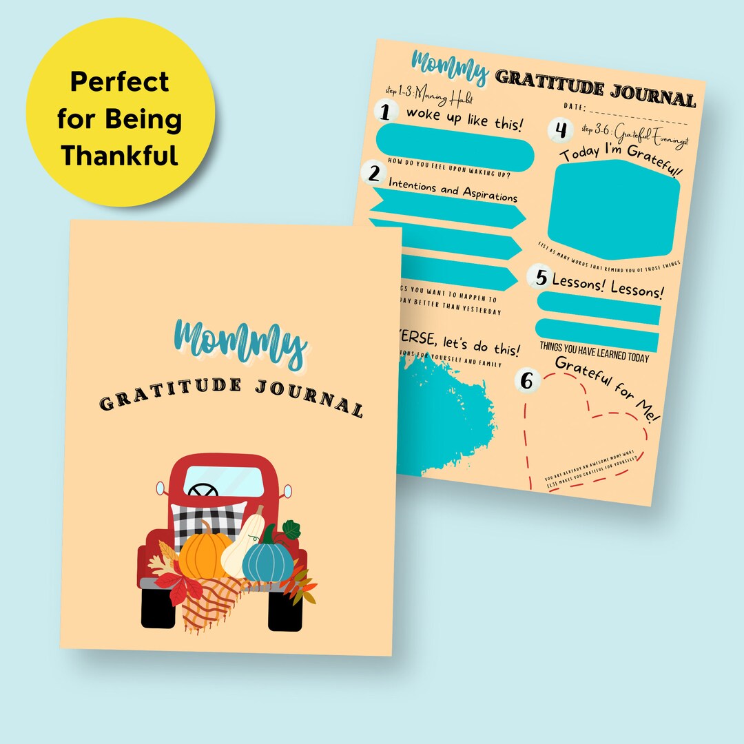 Achieve an Thankful Mindset With This Gratitude Journal Page/ Printable ...