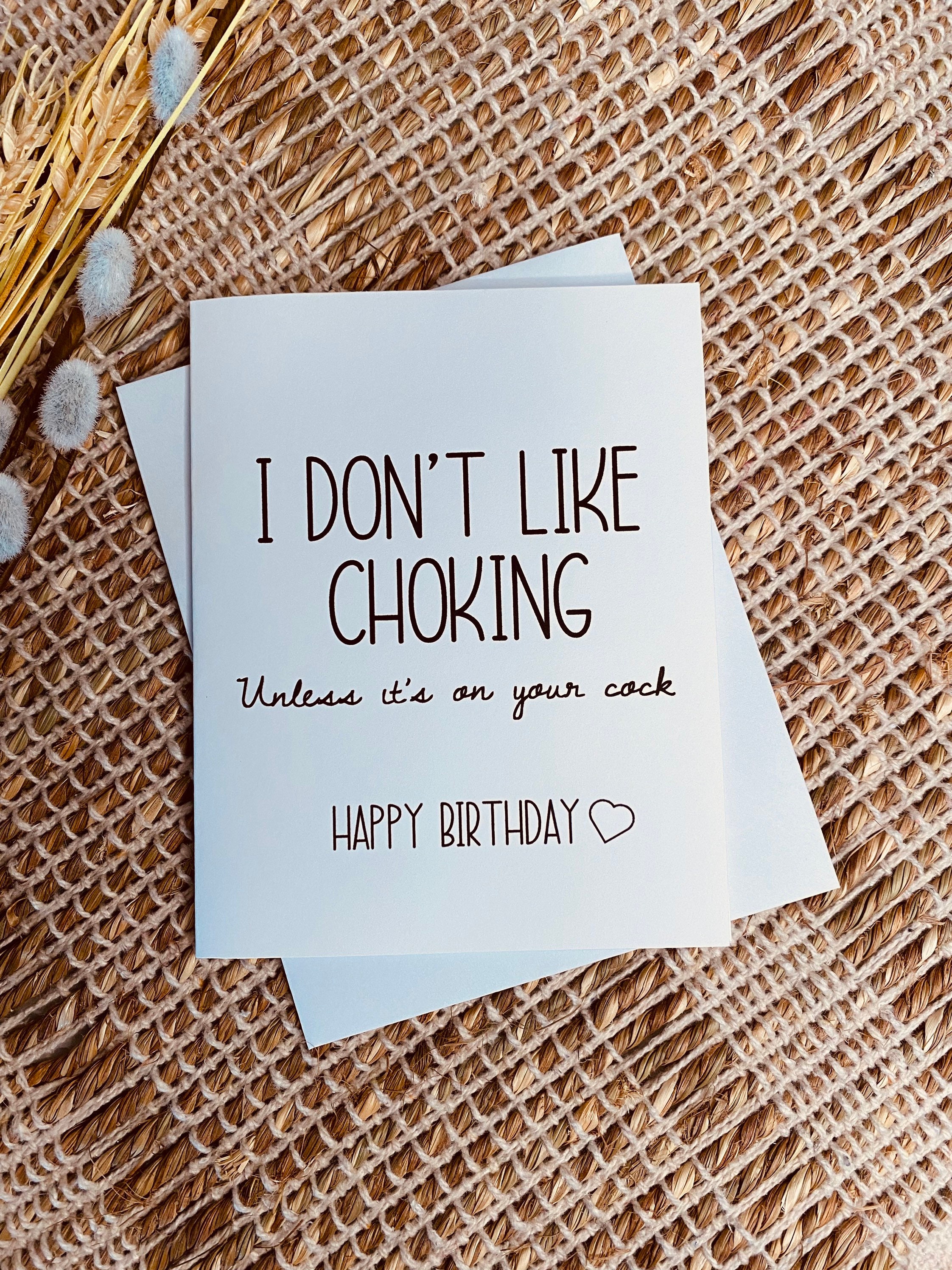 Funny Dirty Birthday Card For Him Naughty Happy Birthday I Etsy 