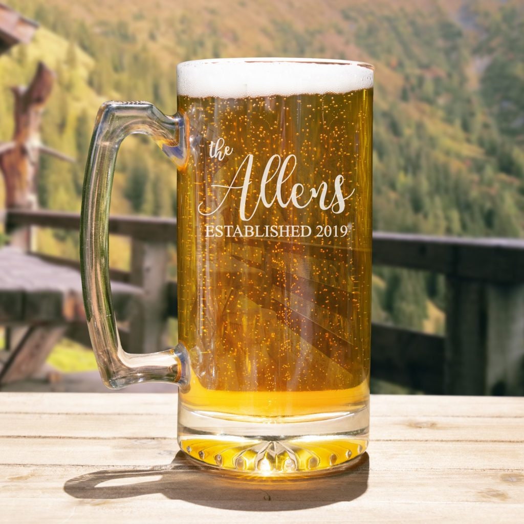 Personalized Beer Mugs / Custom Beer Mug / Personalized Beer Glass ...