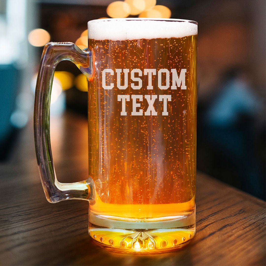 Personalized Beer Mugs / Custom Beer Mug / Personalized Beer Glass ...