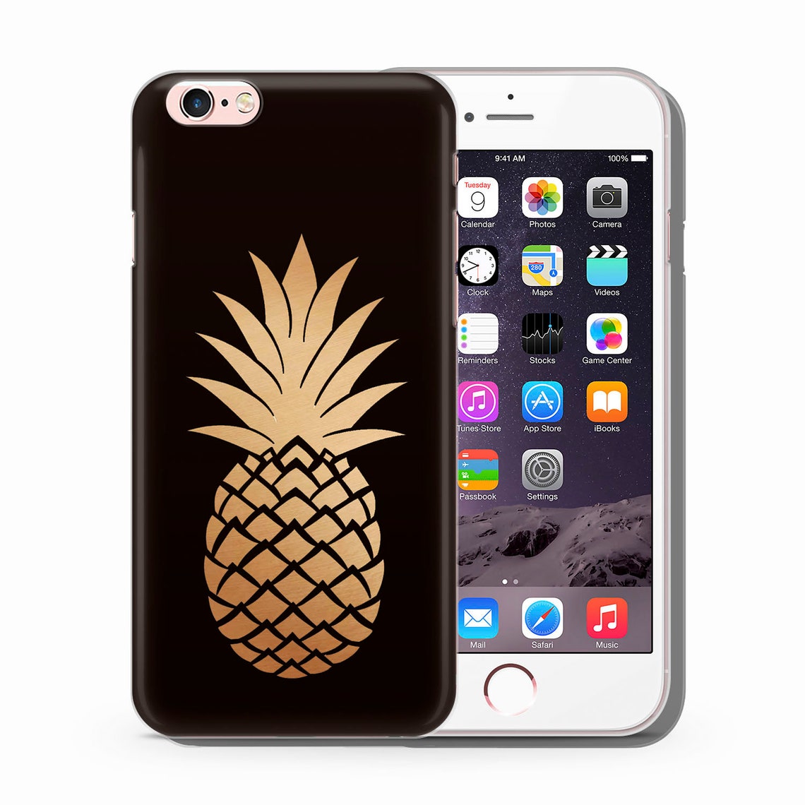 Pineapple 2 iPhone 4 5 SE 1 2 3 Gen 6 7 8 X S Max Plus XR Thin - Etsy