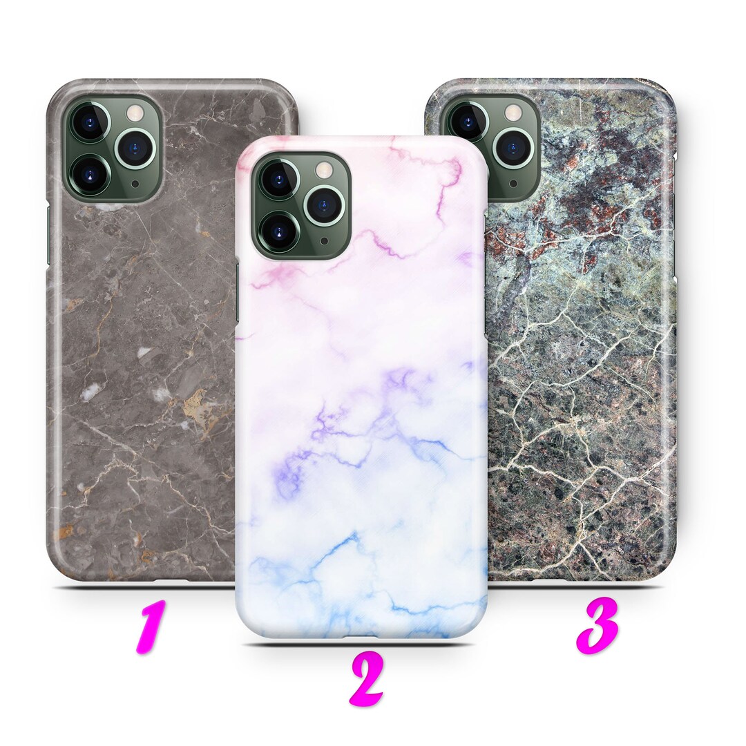 MARBLE Stone 3 iPhone 11 12 13 14 15 16 17 Pro Max Mini Plus Air Case ...
