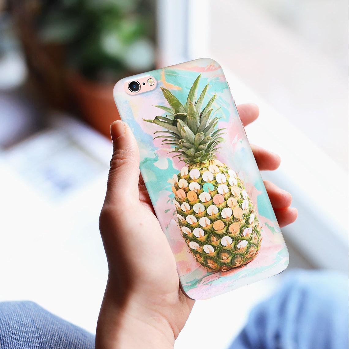 Pineapple 2 iPhone 4 5 SE 1 2 3 Gen 6 7 8 X S Max Plus XR Thin - Etsy