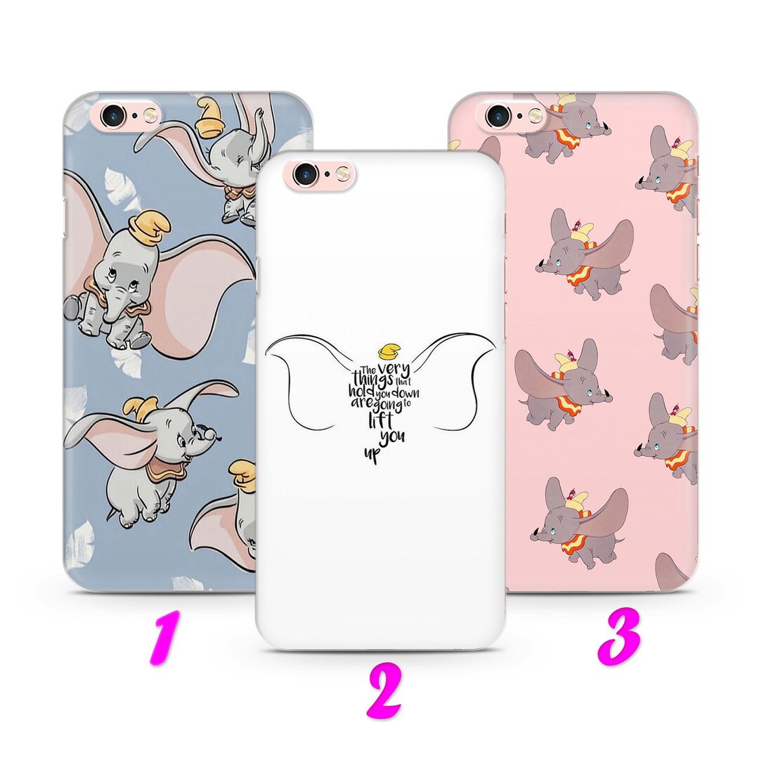 DUMBO 3 iPhone 4 5 SE 1 2 3 Gen 6 7 8 X S Max Plus XR Thin Case Cover ...