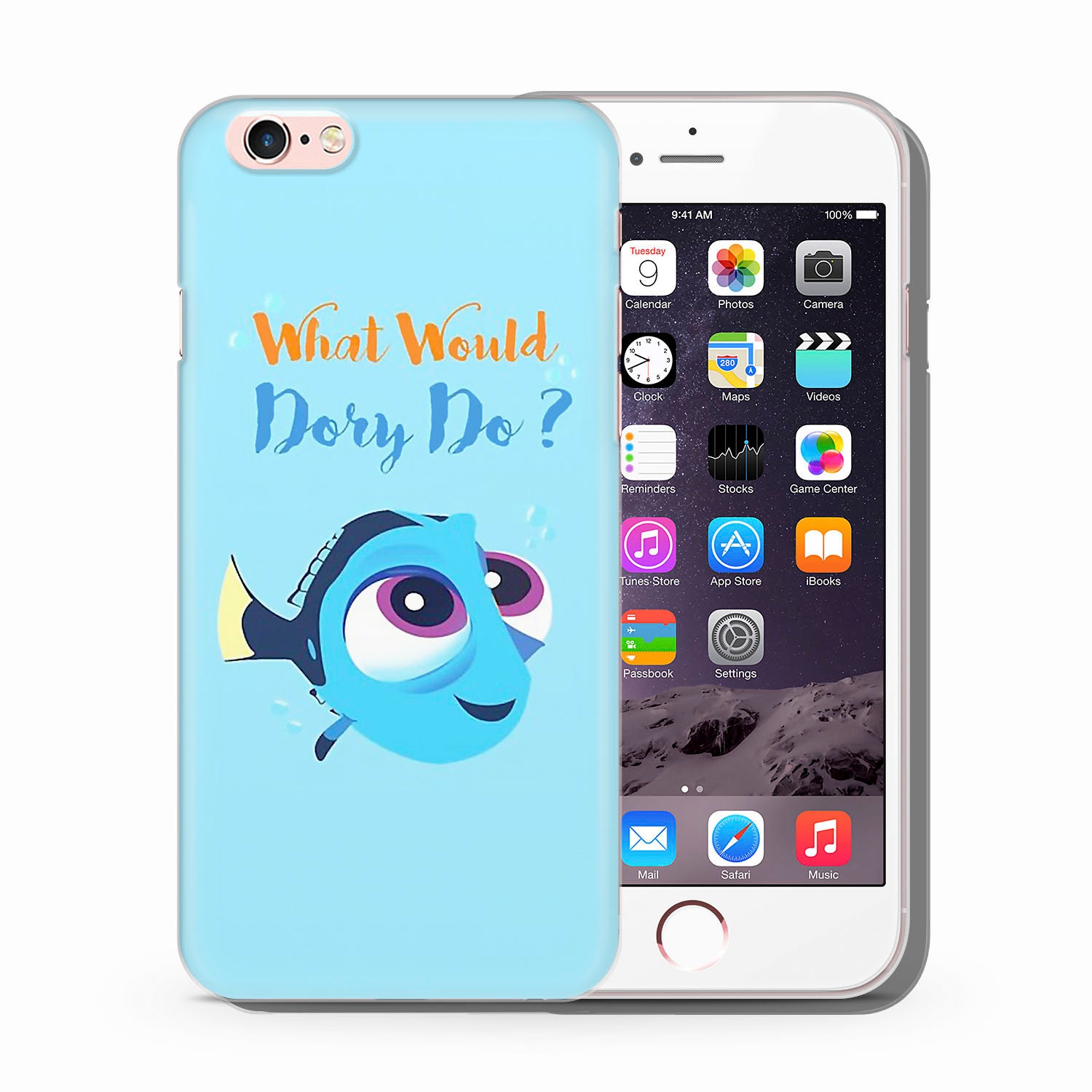 Finding Nemo Dory 1 iPhone 4 5 SE 1 2 3 Gen 6 7 8 X S Max Plus XR Thin ...
