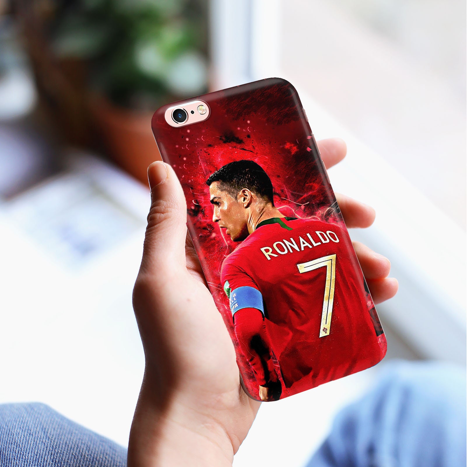 Cristiano RONALDO iPhone 4 5 SE 1 2 3 Gen 6 7 8 X S Max Plus XR Thin ...