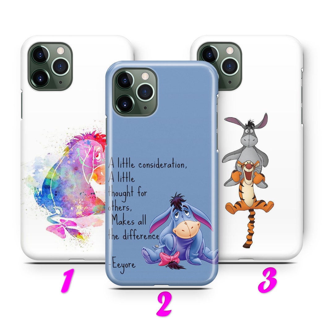 EEYORE 2 iPhone 11 12 13 14 15 16 17 Pro Max Mini Plus Air Case Cover ...